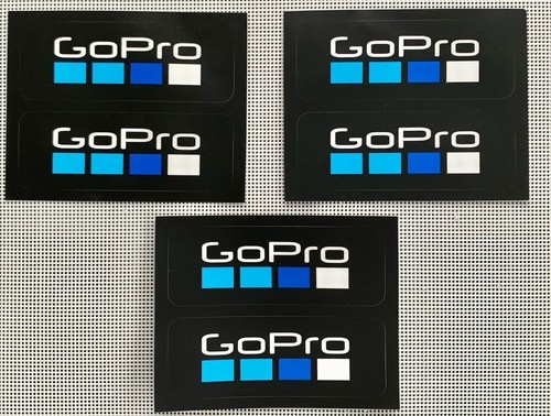 GoPro Camera Stickers Set of 6 Vinyl Decals 1.5” X 4” Sponsor ...