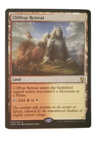 MTG Clifftop Retreat Innistrad 238/264 Regular Rare Great Condition | eBay