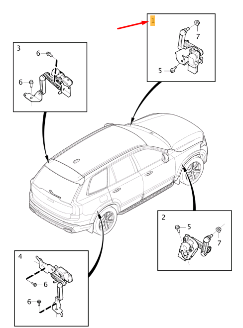G635 Volvo Headlight Sensor 32246991 for sale online | eBay