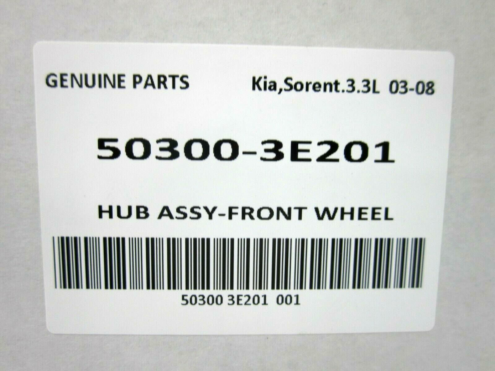 OEM Front Hub & Wheel Bearing for 2006-2009 KIA SORENTO 2WD OE# 50300 ...