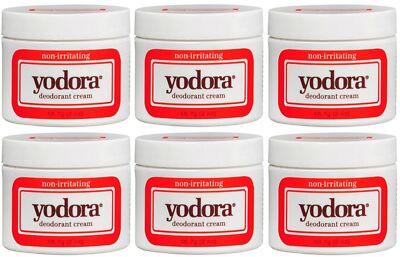 6 Pack Yodora Non Irritating Deodorant Cream 2 Oz 56.7 G Each | eBay