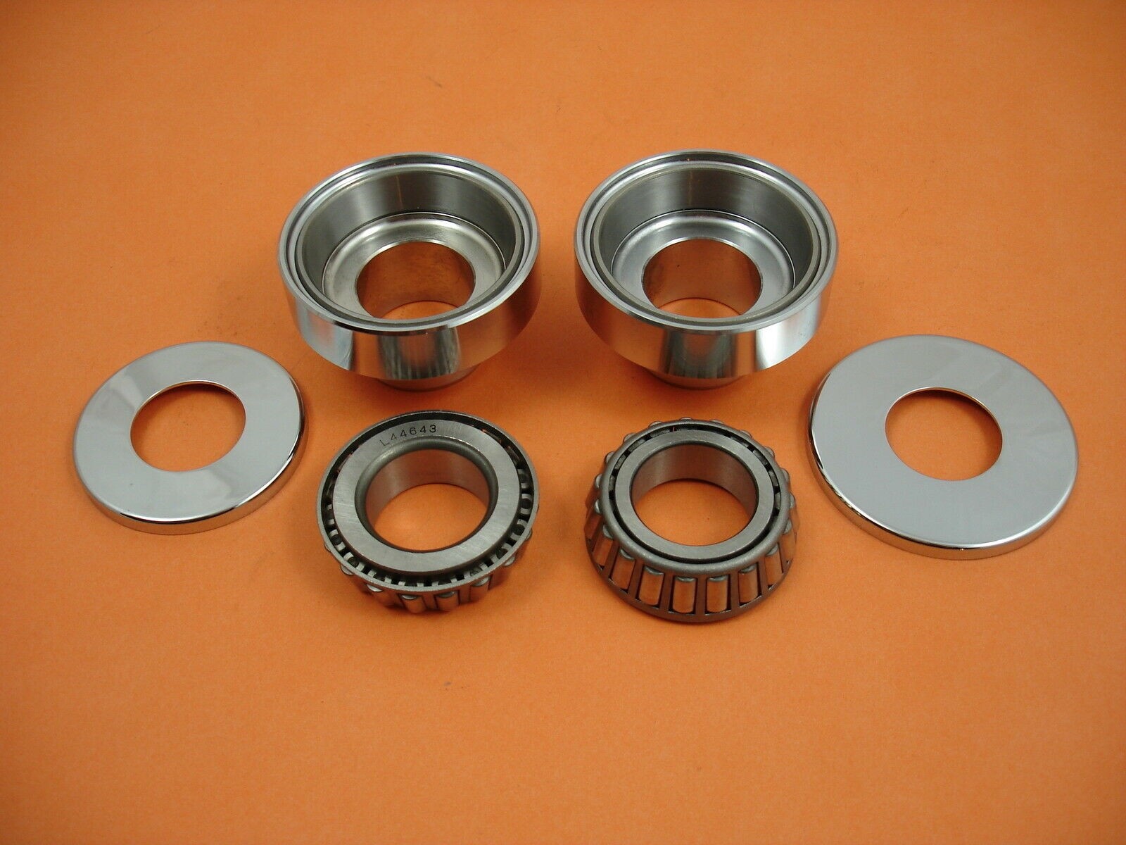 FORK BEARING HEAD CUPS RACES FRONT END FORK HARLEY SOFTAIL SHOVELHEAD ...