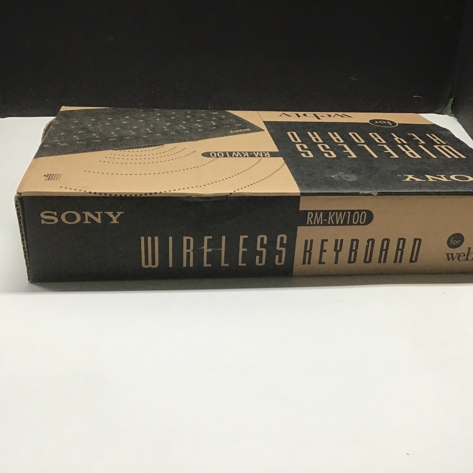 Sony Wireless Keyboard - Sony Web TV Internet Terminal - RM-KW100 New ...