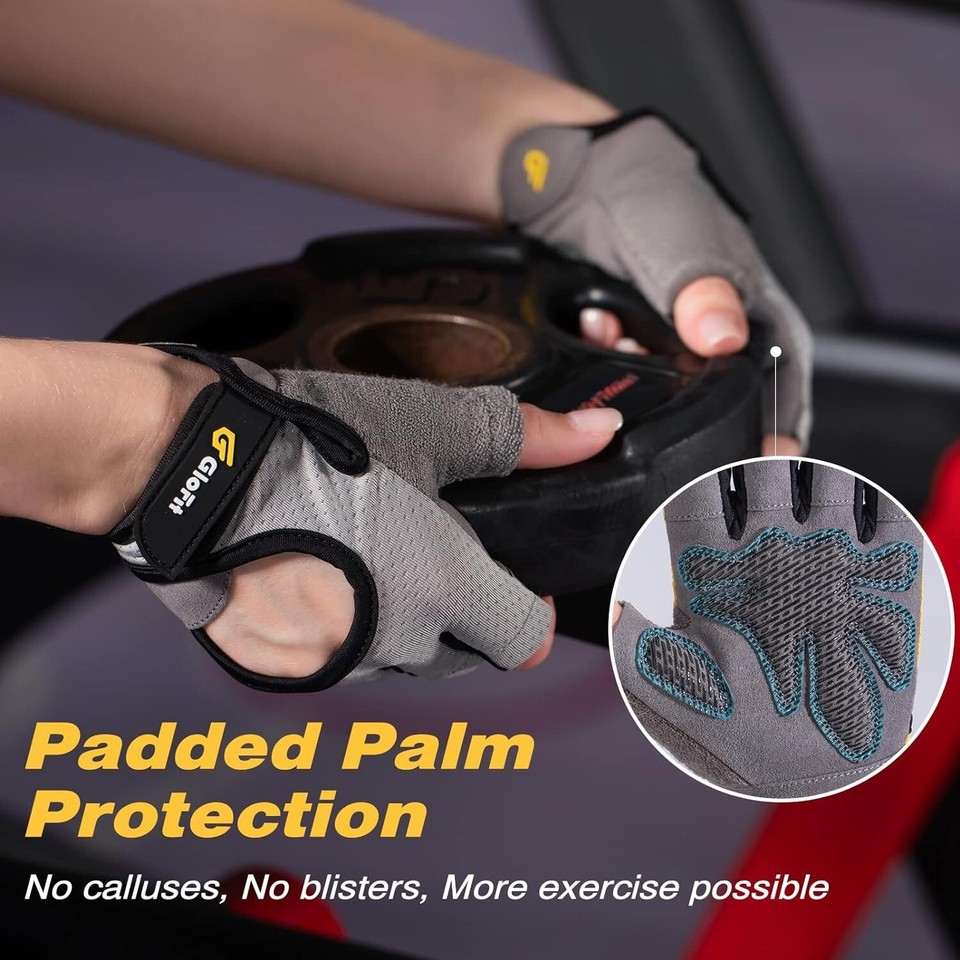 Glofit Workout Gloves for Women Men Weight Lifting Gloves Anti-Slip ...