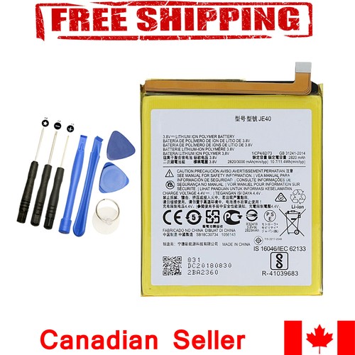 Battery Replacement for Motorola G7 Play JE40 3000mAh XT1952 with Tools ...