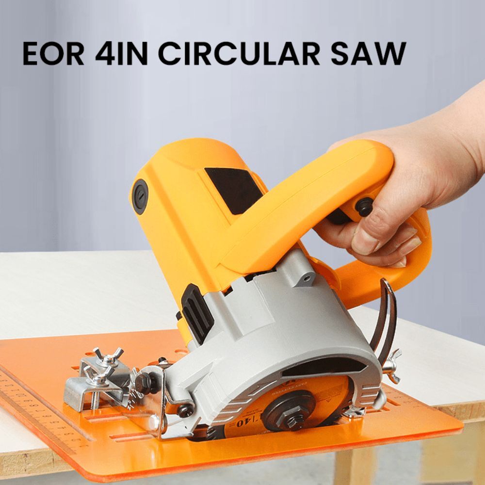 45° Diagonal Cutting Circular Saw Trimmer Base Plate Guide Rail Bottom ...