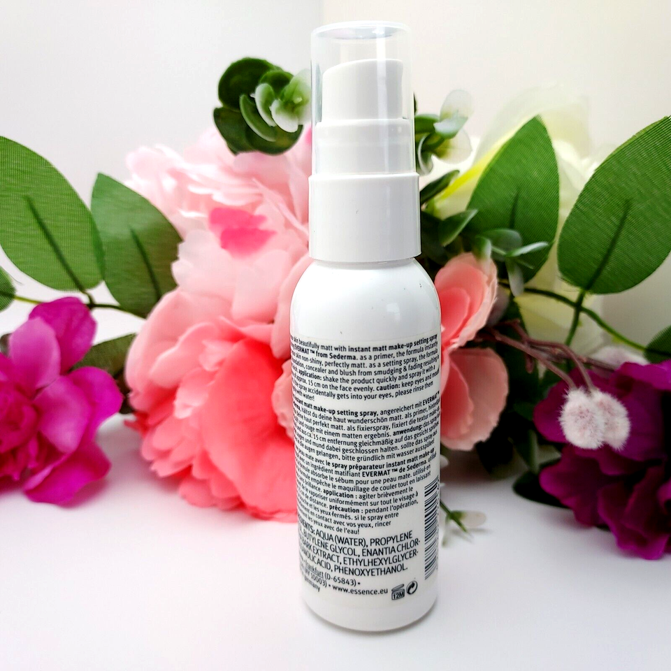 Essence Instant Matt Make-up Setting Spray Help Control Any Excess Oil ...