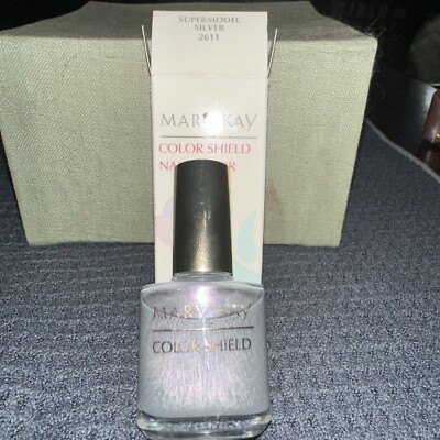 Mary Kay Color Shield Nail Color 2611 Supermodel Silver NOS NIB | eBay