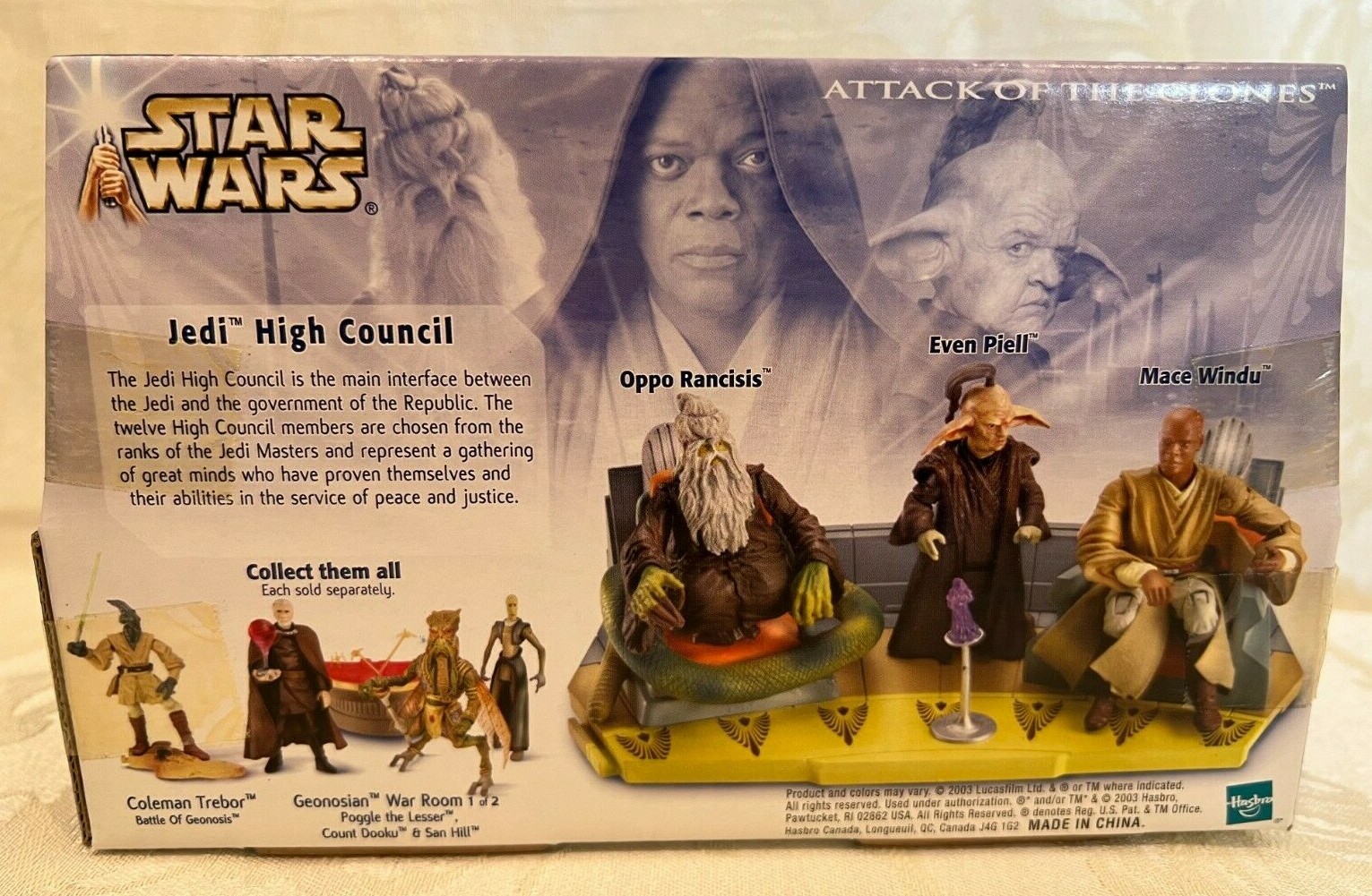 Star Wars JEDI HIGH COUNCIL Mace Windu Even Piell Oppo Rancisis AOTC ...