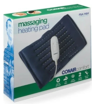 Conair Massaging Vibrating Heating Pad Muscle Neck Shoulder Back Pain ...