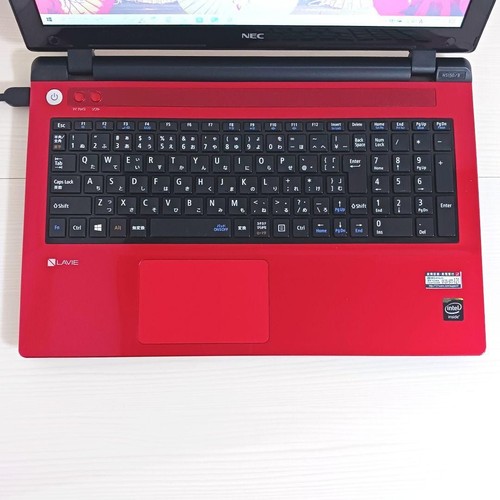 NEC LAVIE Laptop 15.6 Inch Luminous Red 8GB SSD Windows 10 Web Camera ...
