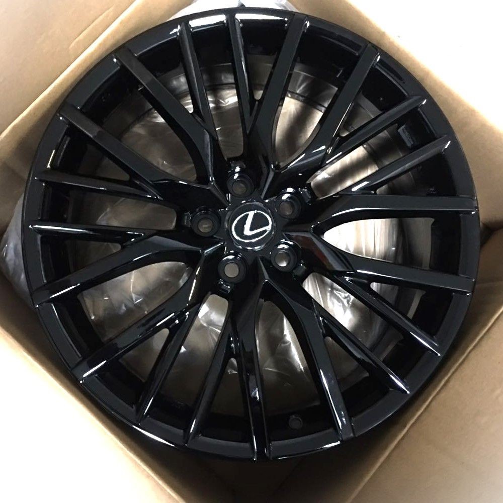 20" FSPORT STYLE GLOSS BLACK WHEELS RIMS FITS LEXUS RX RX300 RX330 ...