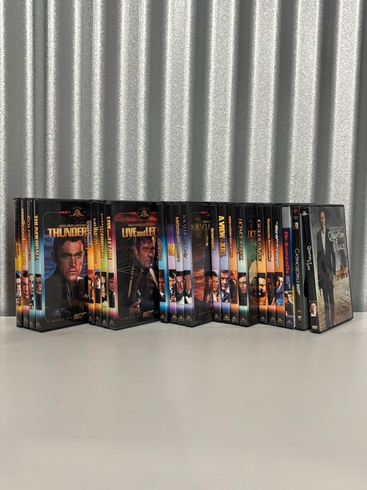 James Bond 007 DVDs [22 Movie Collection + 2 Non-Eon Film Releases] | eBay