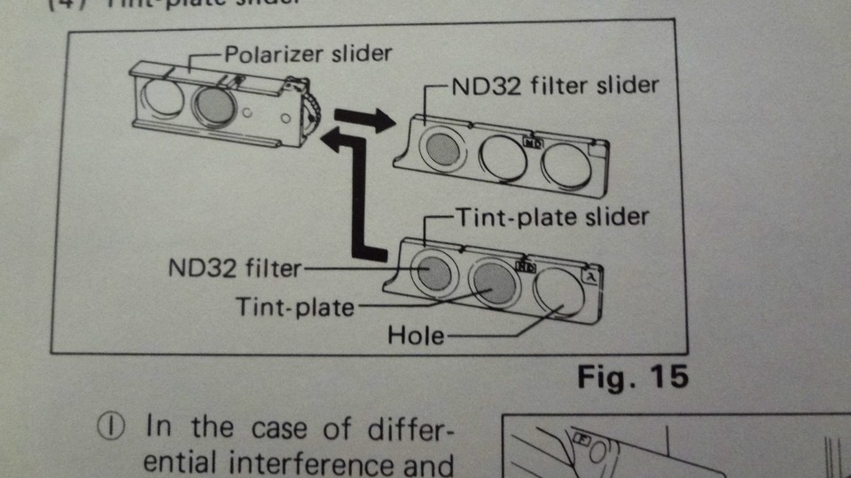 NIKON OPTIPHOT ND32 NEUTRAL DENSITY SLIDE FILTER WITH TINT PLATE *NEW ...