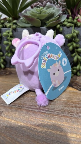 SURI Sunset Cow Squishmallow 3.5” Clip BNWT | eBay