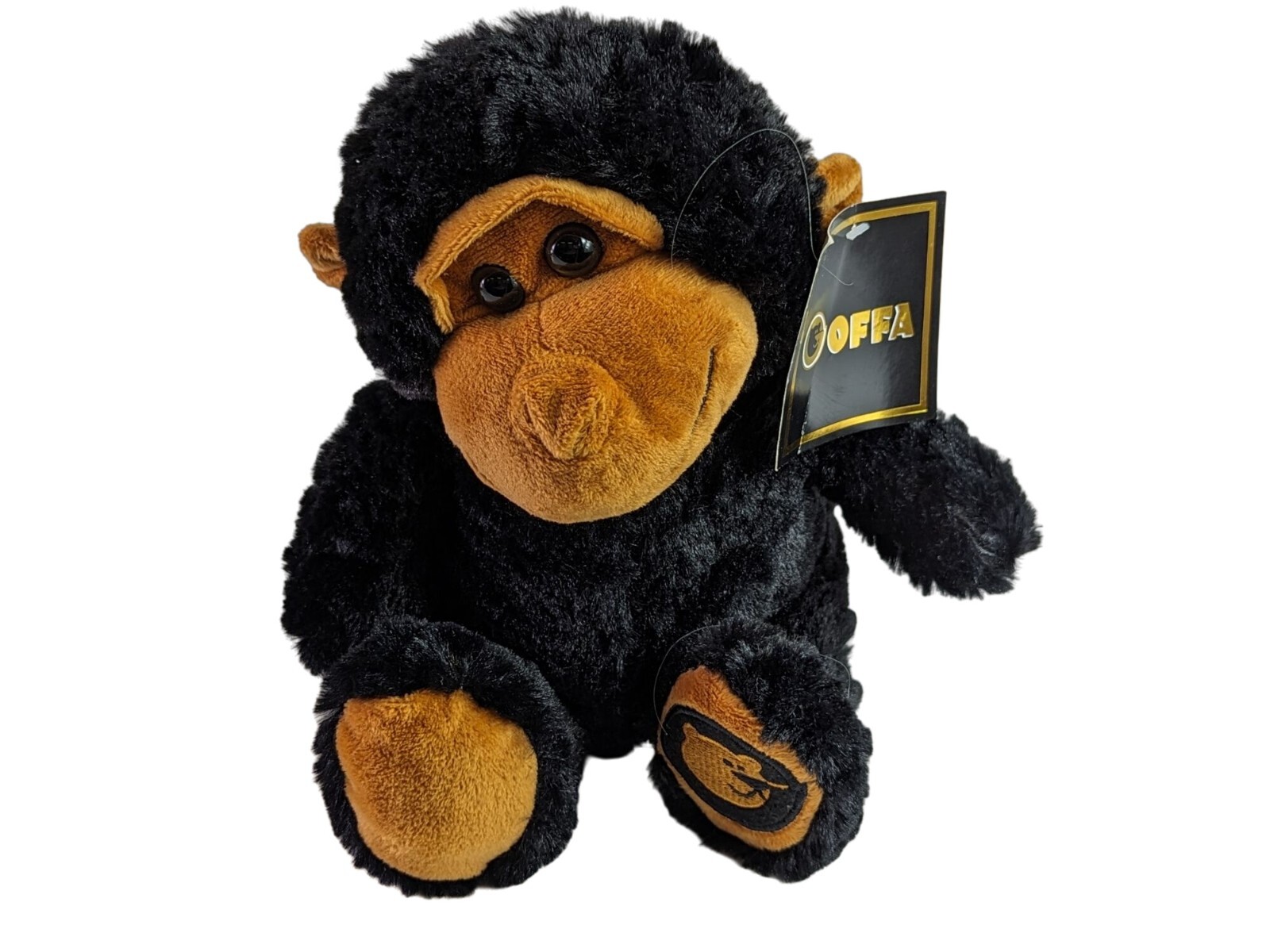 Goffa Gorilla Stuffed Plush Toy Animal Black Brown Dolgen Corp New with ...