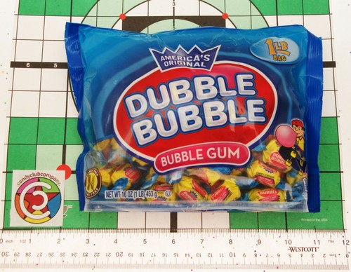 Dubble Bubble Original 16oz Double Bubble Gum Chewing ~ one pound bag ...