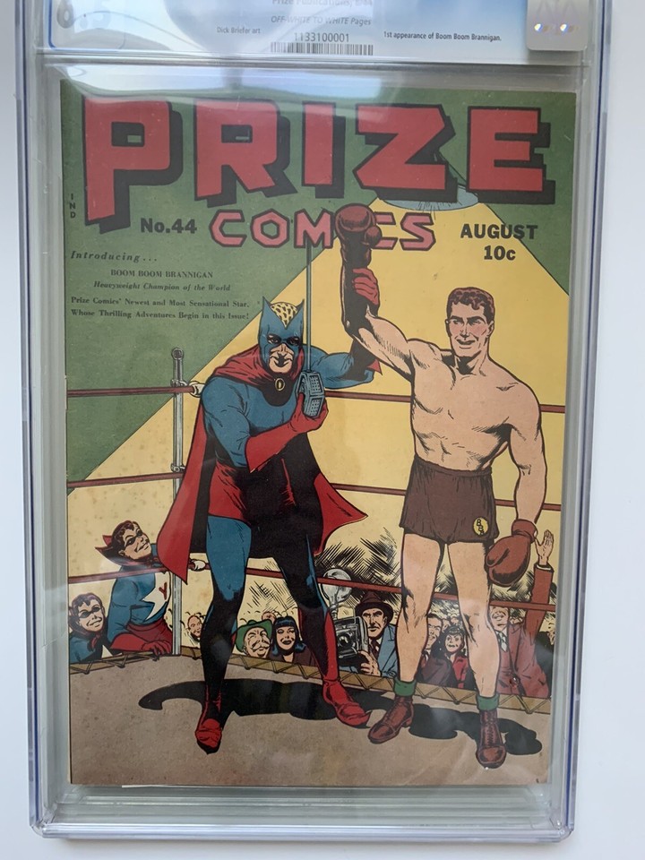 Rare Prize Comics #44: Classic Golden Age Comic 1944 CGC Graded Only 5 ...