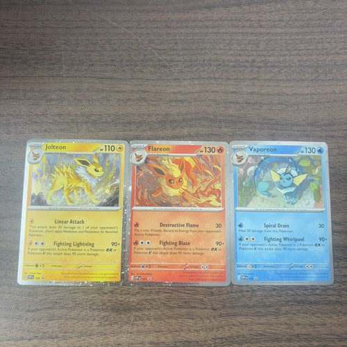 Prismatic Evolutions Poster Collections 3 Foil Promo Cards | eBay