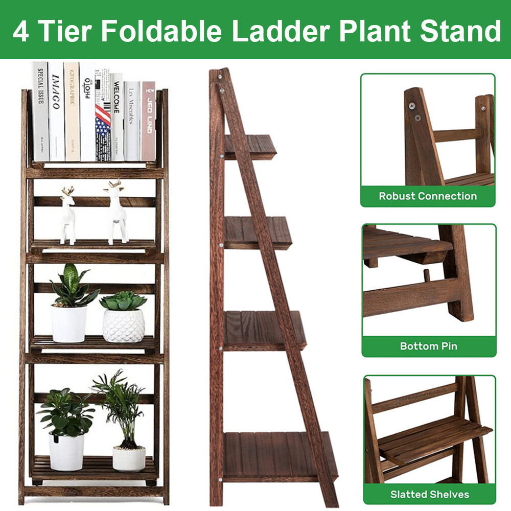 Plant Ladder Stand How To Reuse A Ladder As A Plant Stand 15 Ideas