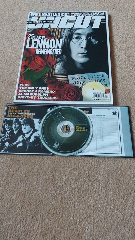 John Lennon cover - Uncut Magazine Issue 101 + Beatles Press ...