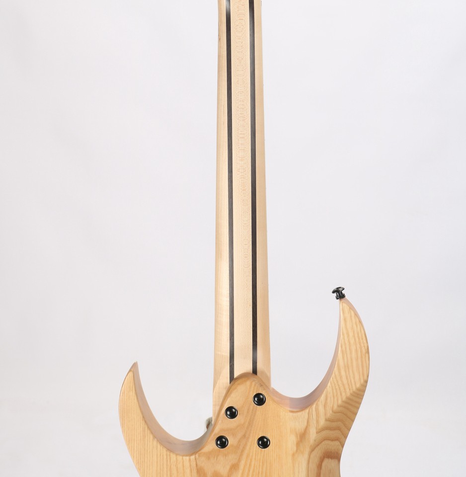 7 Strings Electric Guitar Stain Finish Burl Veneer ASH Body Strings ...