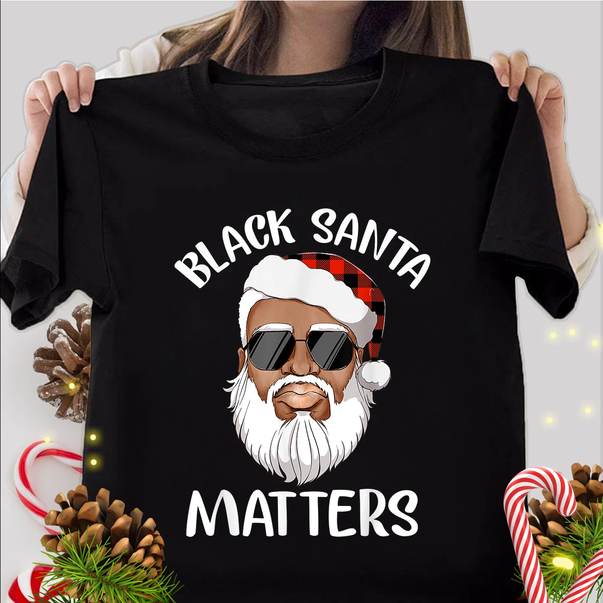 Black Santa Claus Face
