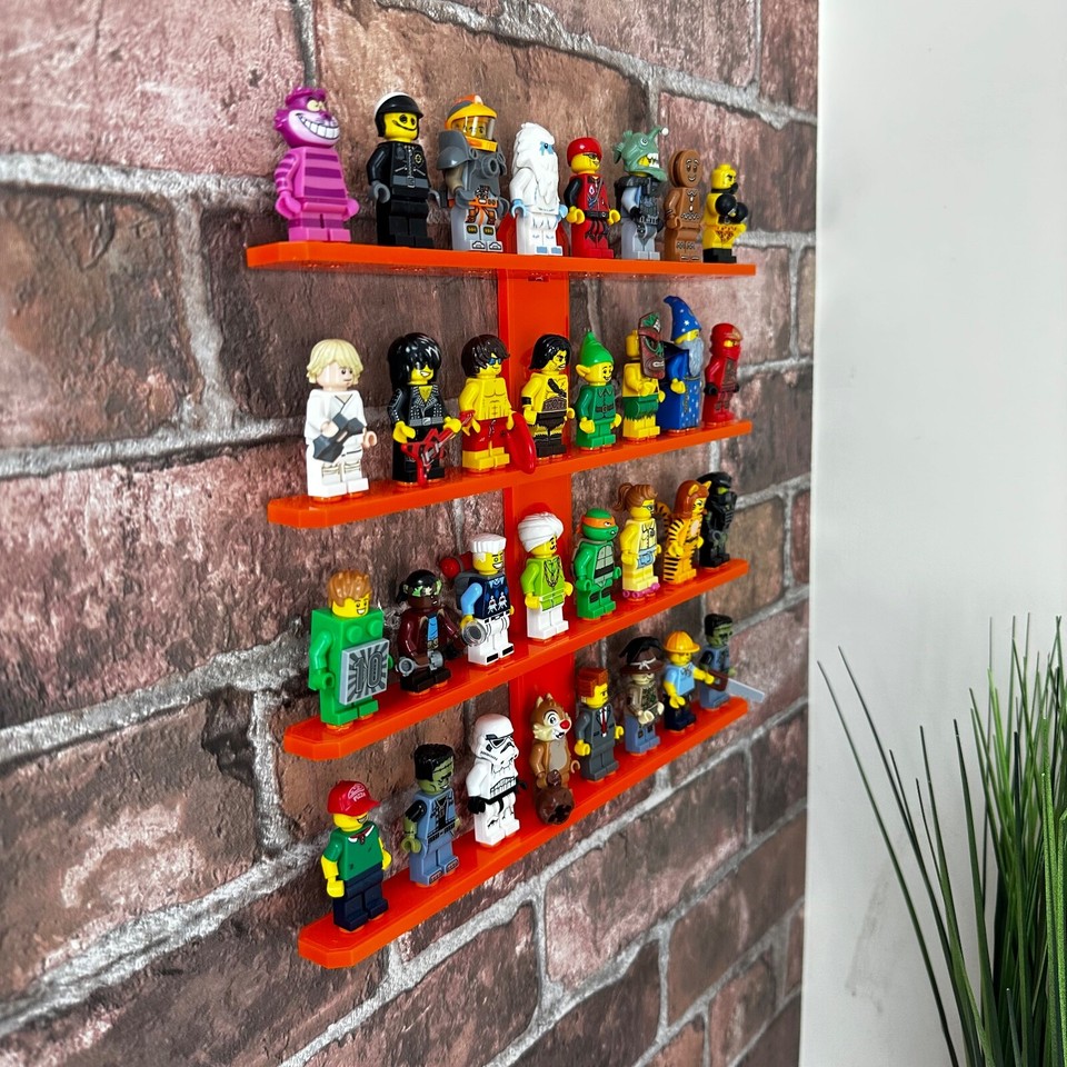 Acrylic Wall mount Display for LEGO Minifigures | eBay UK