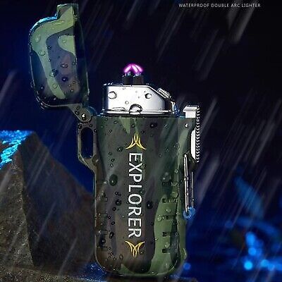 Explorer Plasma Lighter Usb Rechargeable Waterproof Electric Black ...