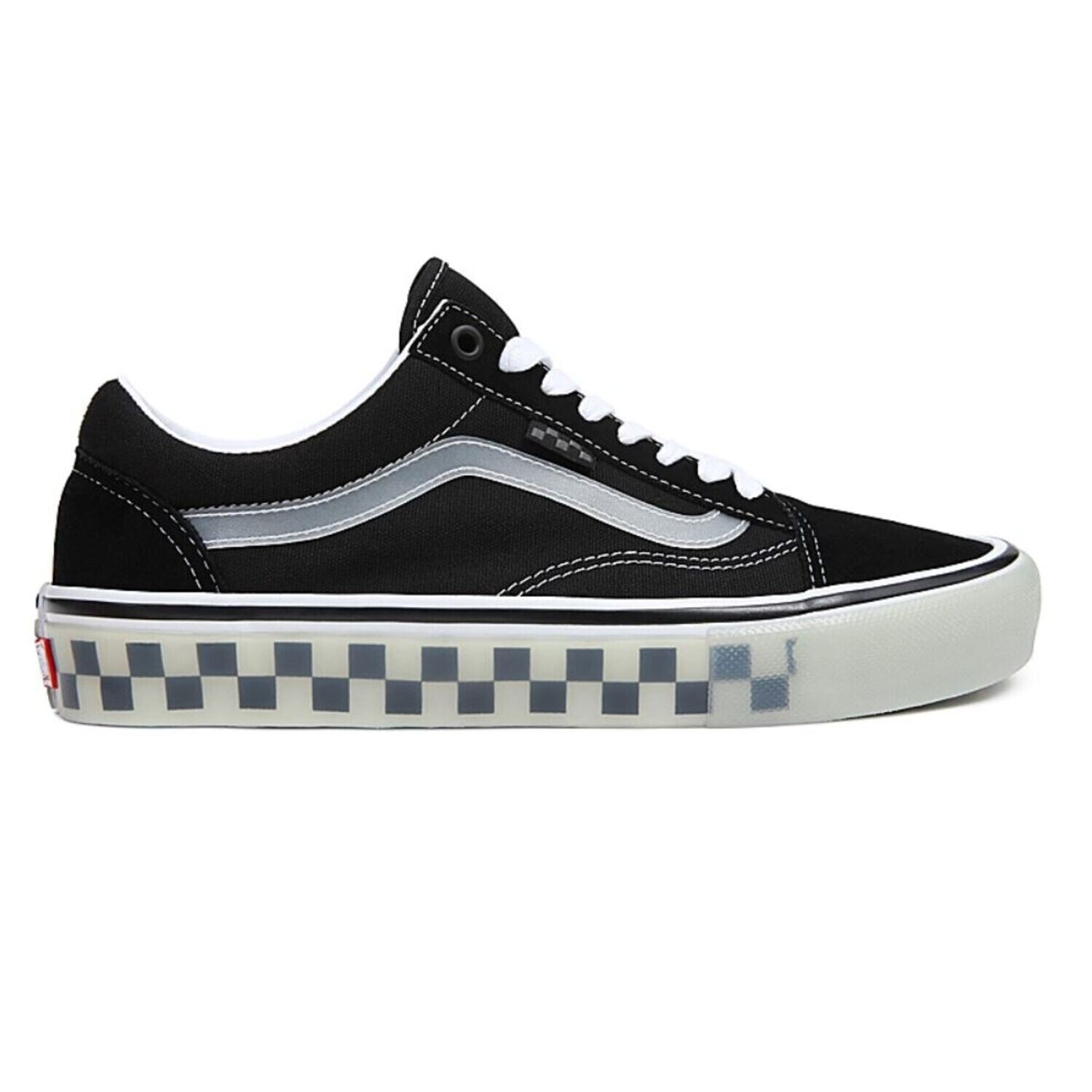 Vans Skate Old Skool Translucent Rubber Black Clear Shoes New sk8 Bike ...
