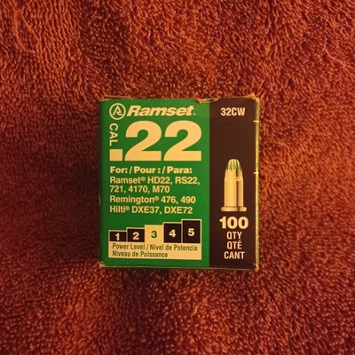 Powder Actuated Tools - Ramset Rs22 Powder