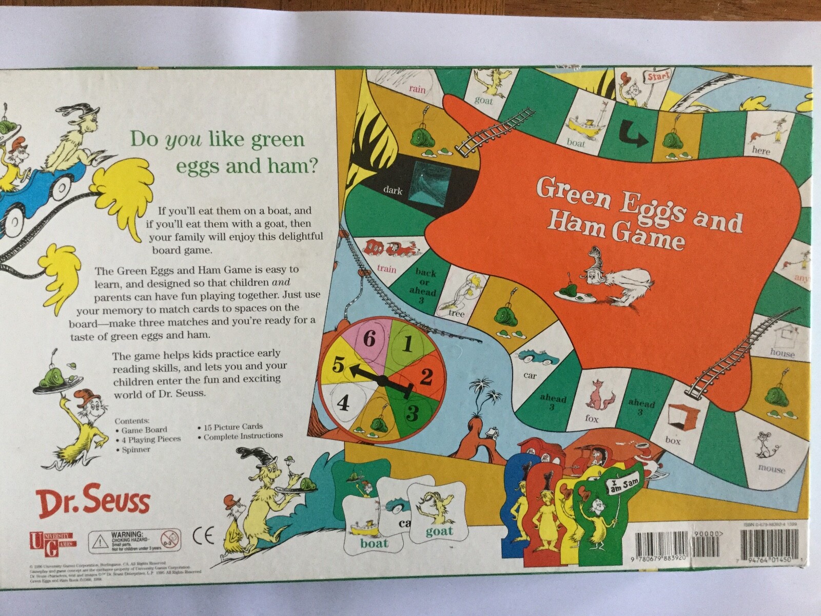 Dr. Suess Green Eggs and Ham Game 1996 Complete | eBay