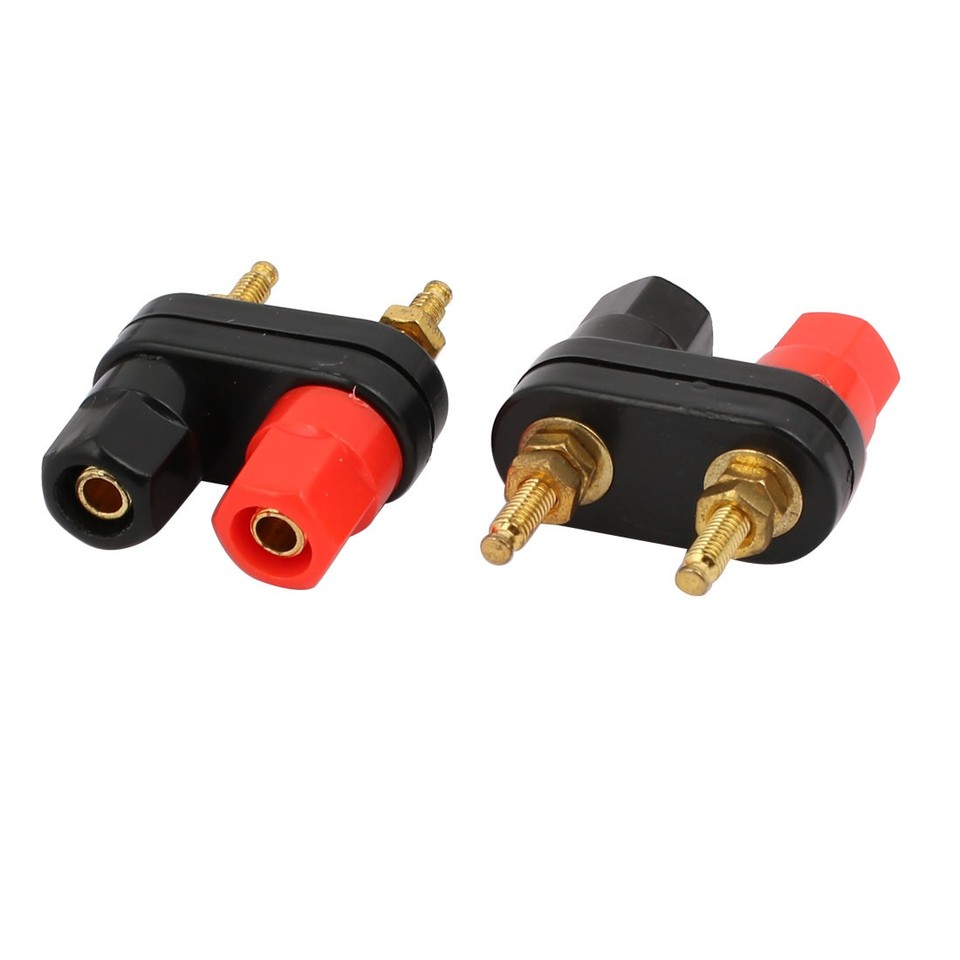 10pcs Copper Speaker Amplifier Terminal Dual Binding Post Banana ...