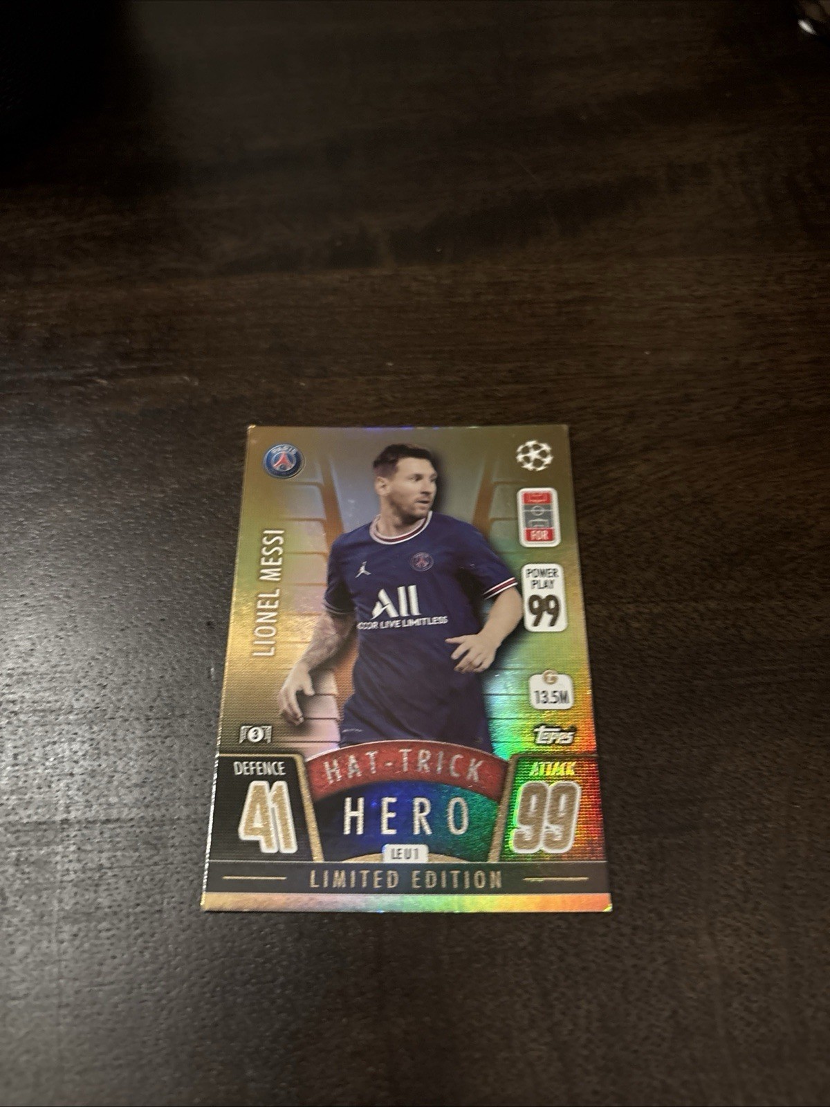 2021-22 Topps Match Attax UCL - Hat Trick Hero Limited Edition Update ...