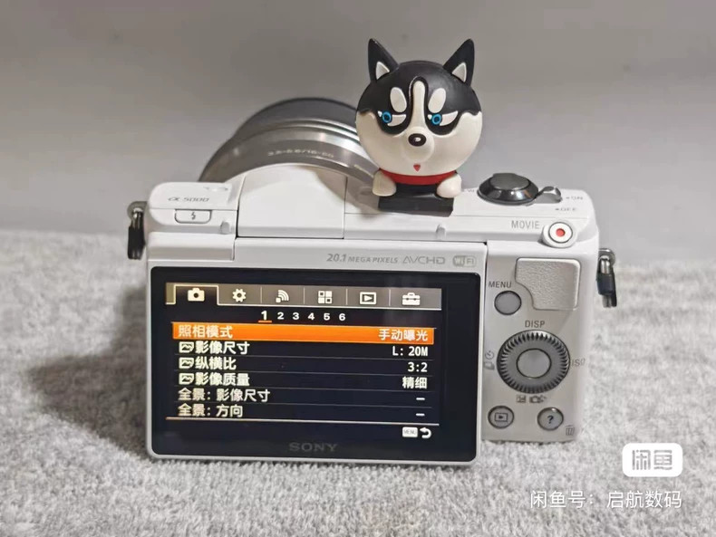 Sony Alpha a5000 White 20.1 MP Mirrorless Digital Camera OSS 16-50mm ...
