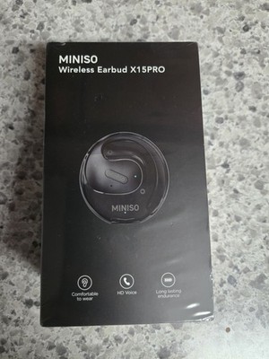 Miniso X15 Pro Over Ear Bluetooth 5.4 Earbuds (Black) OWS Sports ...