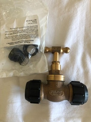 STOPCOCK 25MM X 25MM BRASS POLY MDPE BLUE WATER PIPE STOP COCK | eBay UK