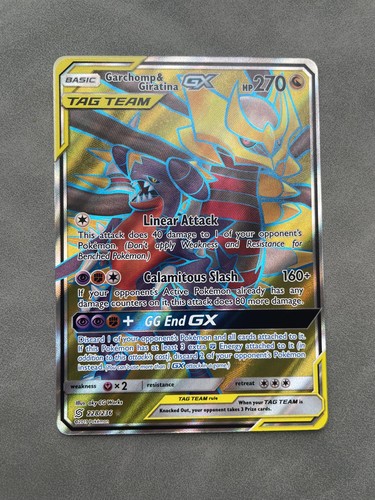 Garchomp & Giratina GX 228/236 Tag Team Unified Minds Pokemon Card | eBay