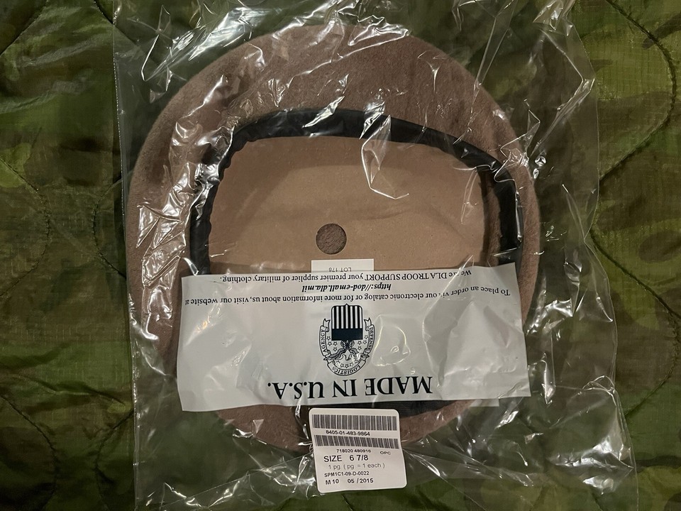 Authentic New 75th Ranger Regiment Tan Beret, Special Operations | eBay