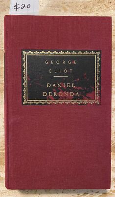 Daniel Deronda By George Eliot Hardcover Everymans Library Edition With ...