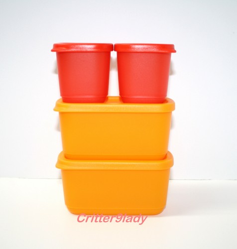 NEW Tupperware Basic Bright Modular Square and Rectangular Mini's | eBay