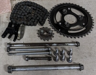 Honda NSR50 Late Engine Mount Bolt Axle Shaft Disc Rotor Bolt Radiator ...