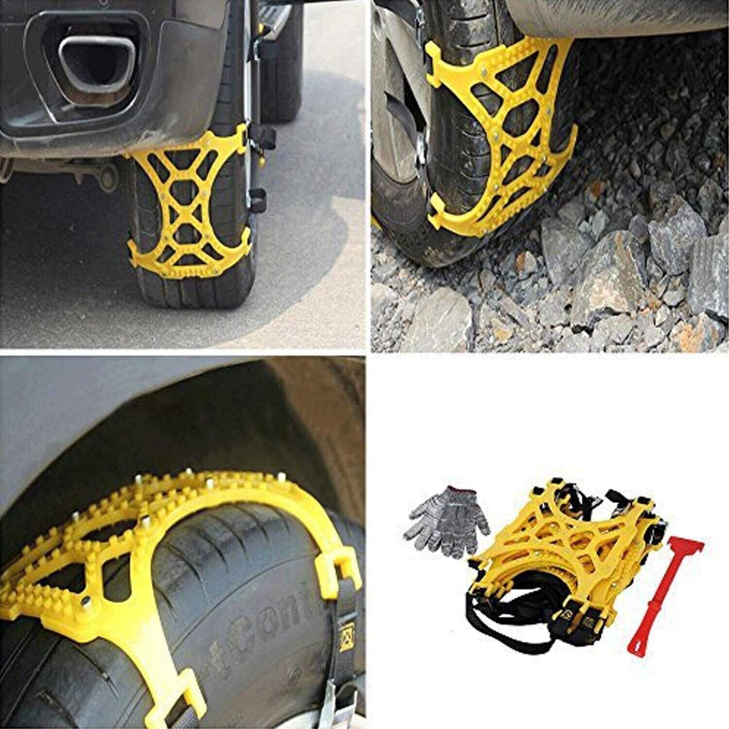 Catene neve per pneumatici auto camion. Fasce universali da 165 a 225mm ...