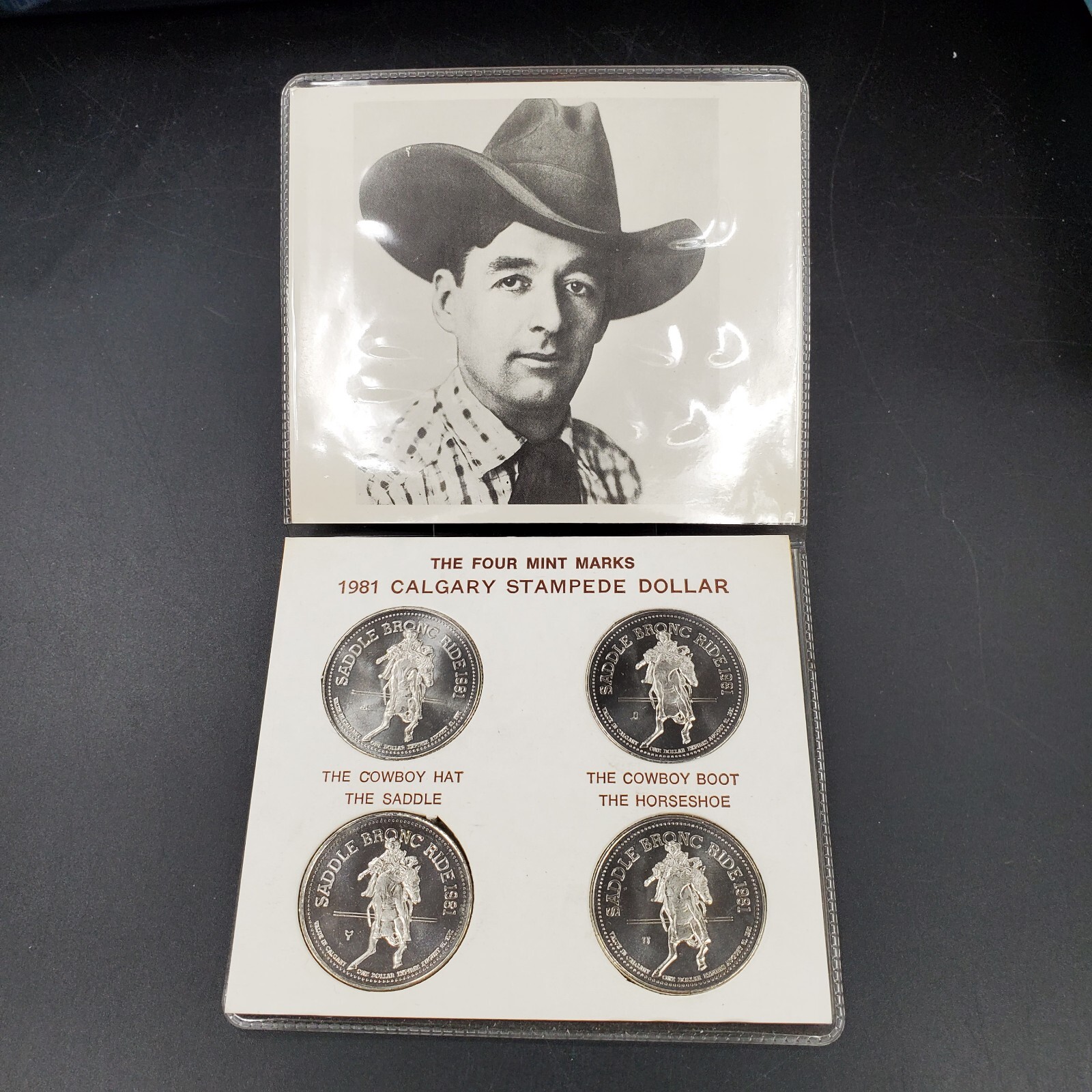 1981 Calgary Stampede Souvenir Dollar The Four Mint Mark Coin Set | eBay