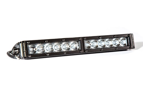 12 Inch LED Light Bar Single Row Straight Clear Driving Single Stage ...