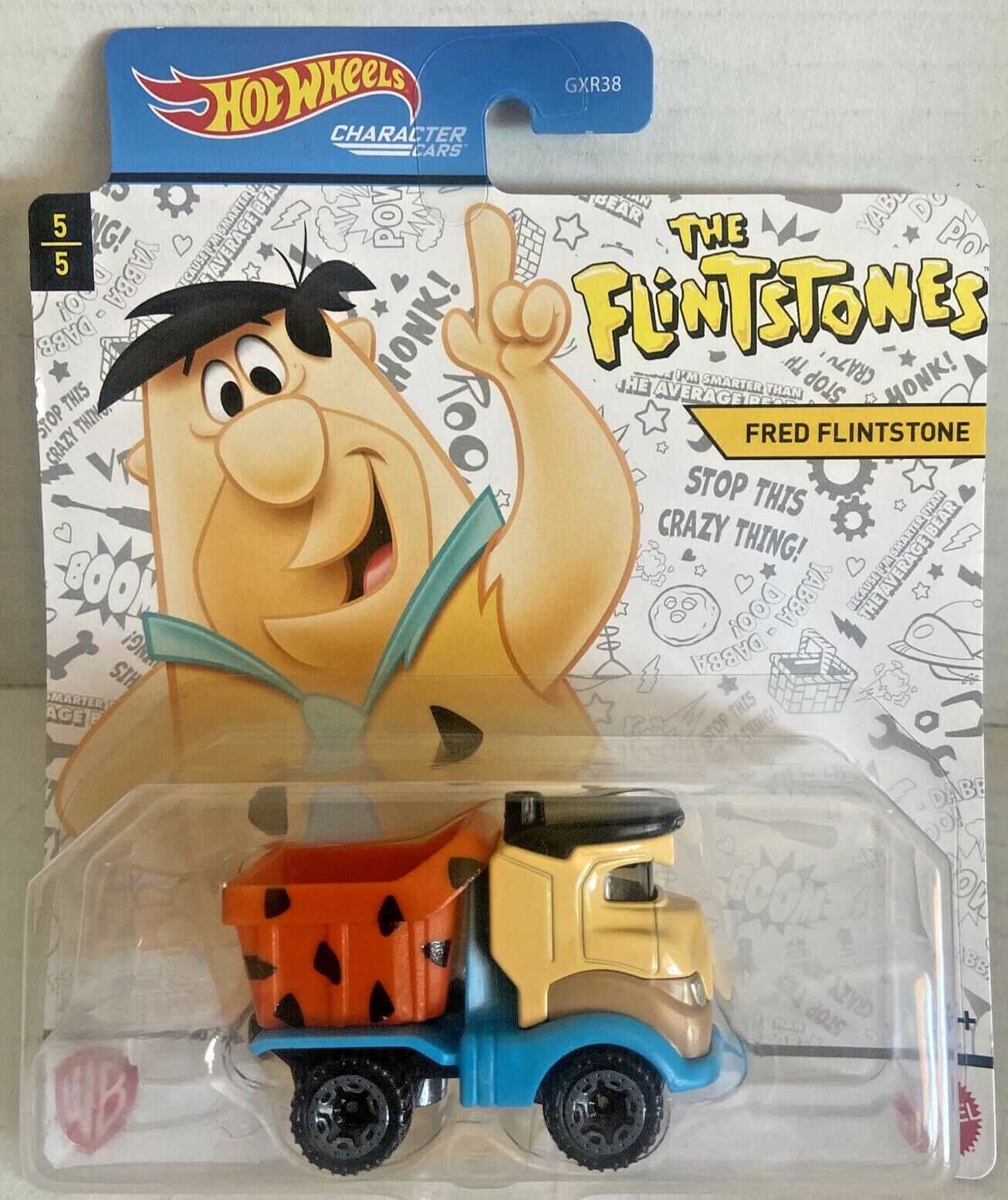 Hot Wheels-The Flintstones-Fred Flintstone Character Cars-5 Of 5- NEW ...