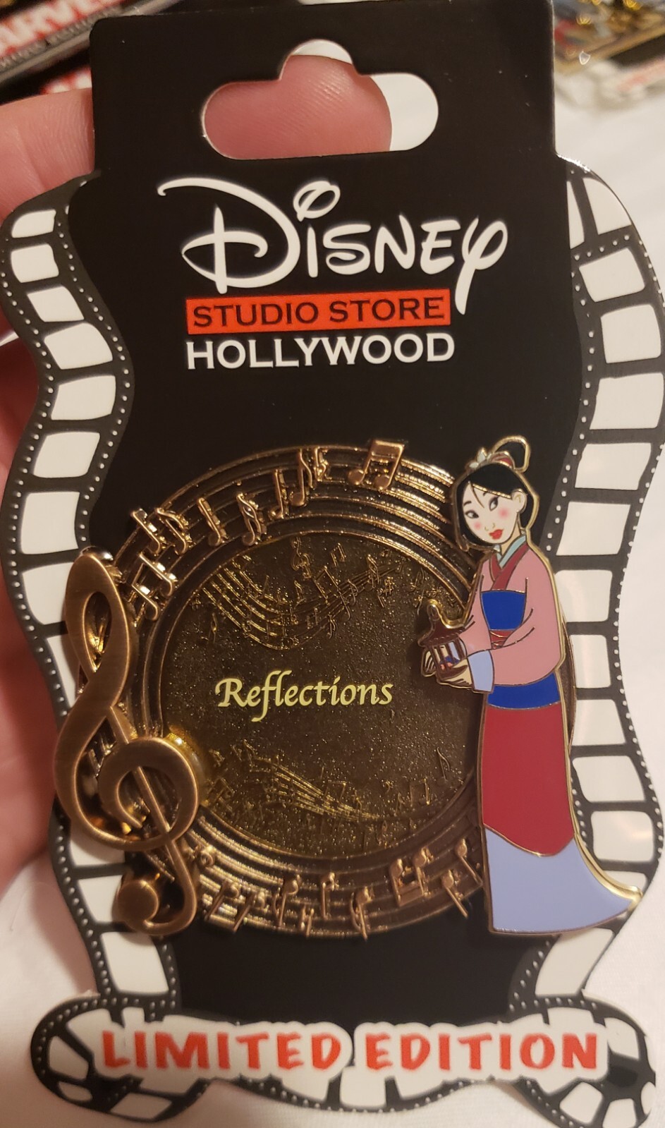 Disney D23 DSF DSSH Music Series Princess Mulan Reflections LE400 Pin ...