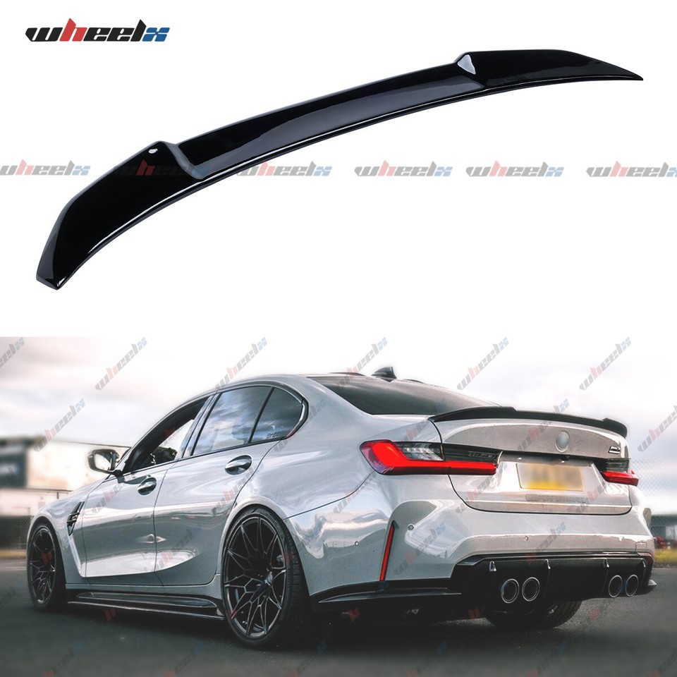 FOR 2019-2025 BMW G20 M340i 330i G80 M3 CS STYLE GLOSS BLACK TRUNK ...