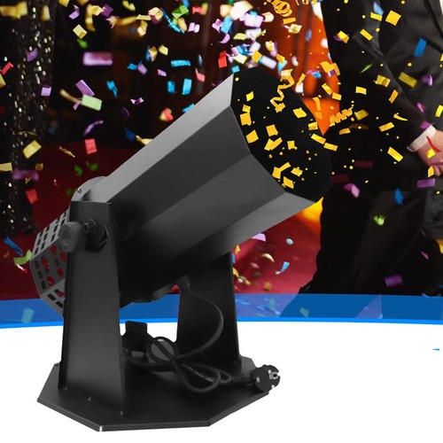Lighting Remote Control Electric Paper Spray Machine Confetti Machine ...