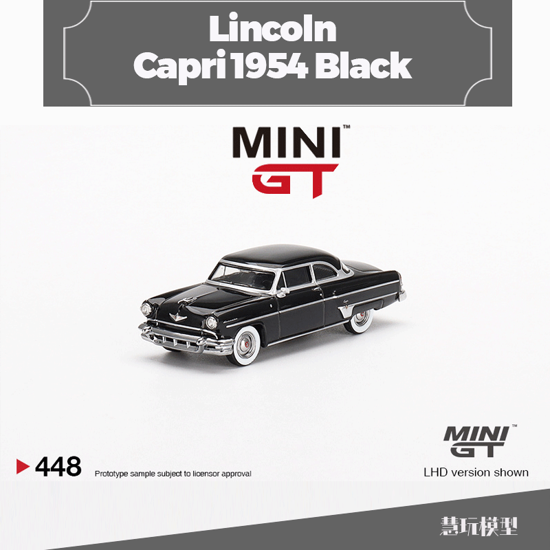 MINI GT 1:64 Model Car Lincoln Capri 1954 Alloy Die-Cast Vehicle #448 ...